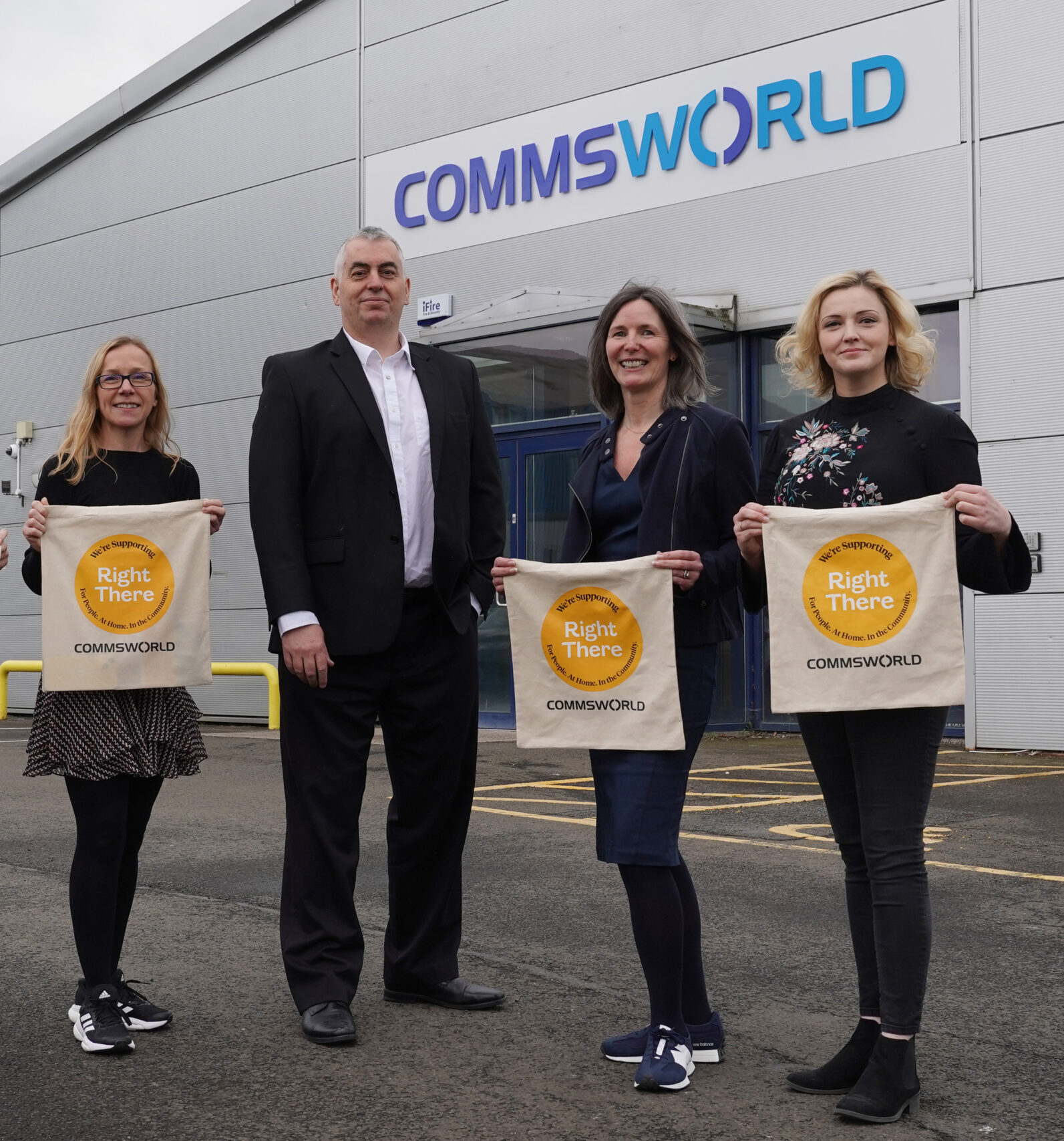 Commsworld announce Official Charity Partnership with Right There ...